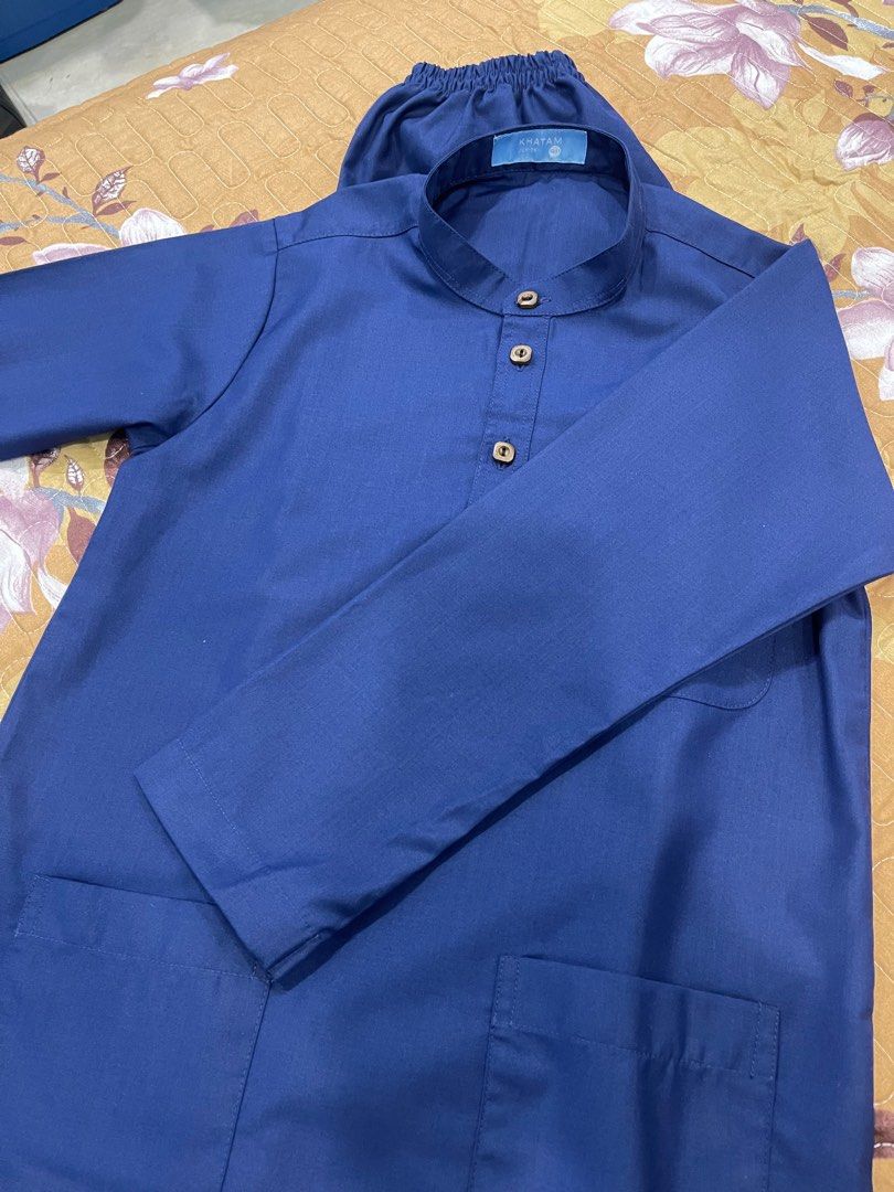 KHATAM KIDS BAJU MELAYU, Men's Fashion, Muslim Wear, Baju Melayu on ...