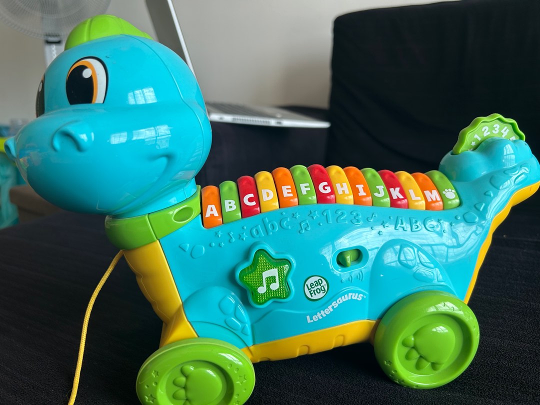 Leapfrog Lettersaurus, Babies & Kids, Infant Playtime on Carousell