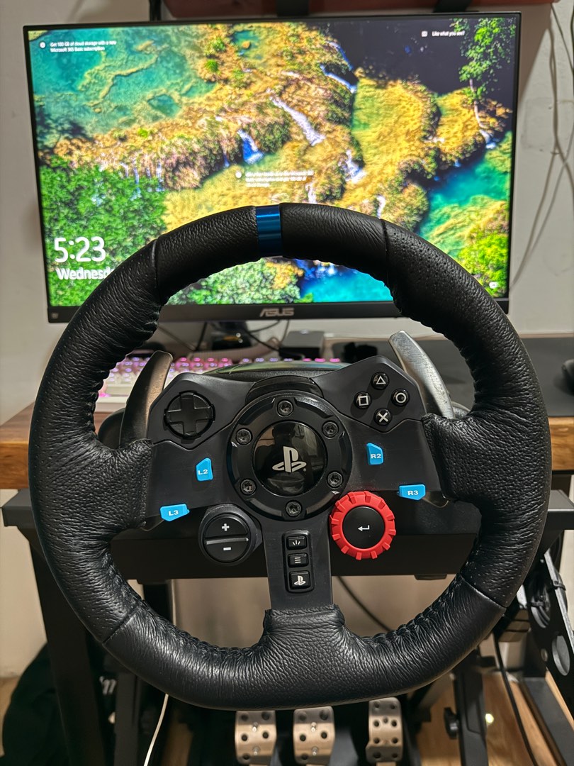 Logitech G29 with Shifter and Stand, Video Gaming, Gaming Accessories ...