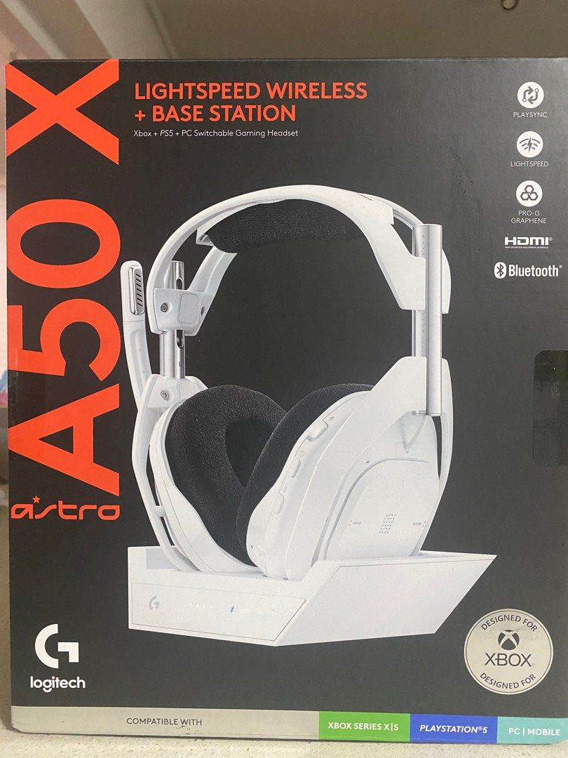 Logitech G Astro A50 X Lightspeed Wireless Headset With Base Station ...