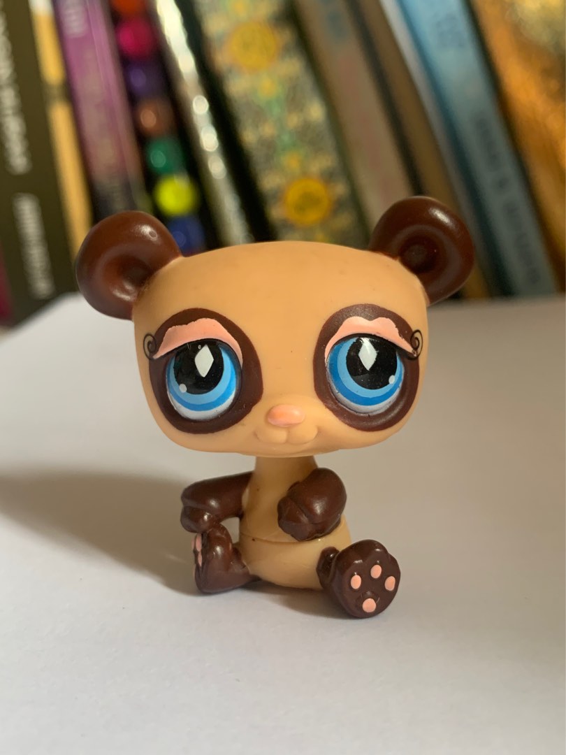 LPS brown panda, Hobbies & Toys, Toys & Games on Carousell