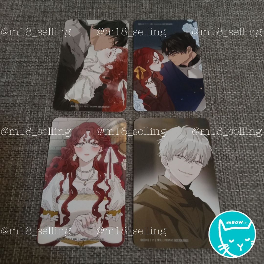 [m18 MANHWA MERCH] UTOT Under the Oak Tree x MOFUN Set (Postcard and ...
