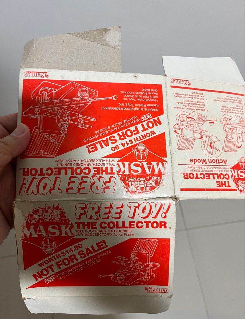 MASK Rare The Collector Box Only Mobile Armoured Strike Kommand ...