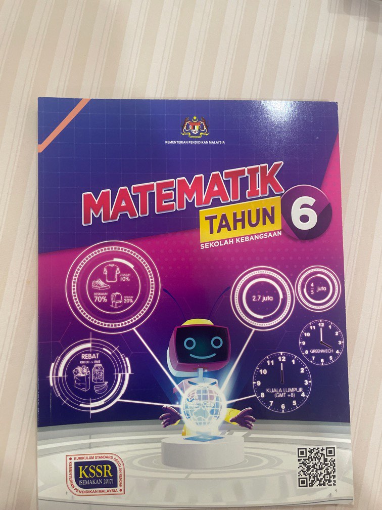 Matematik Tahun 6, Hobbies & Toys, Books & Magazines, Textbooks on ...