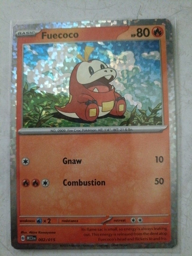 MCD FUECOCO POKEMON CARD, Hobbies & Toys, Toys & Games on Carousell
