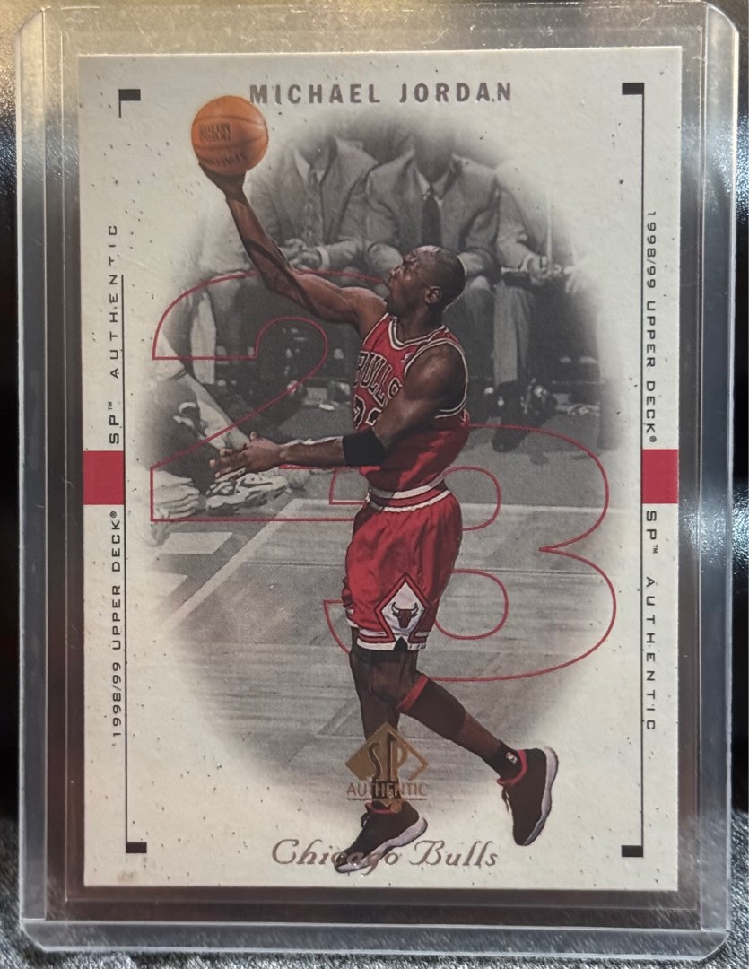 Michael Jordan SP Authentic #8 Nba Card, Hobbies & Toys, Toys & Games ...