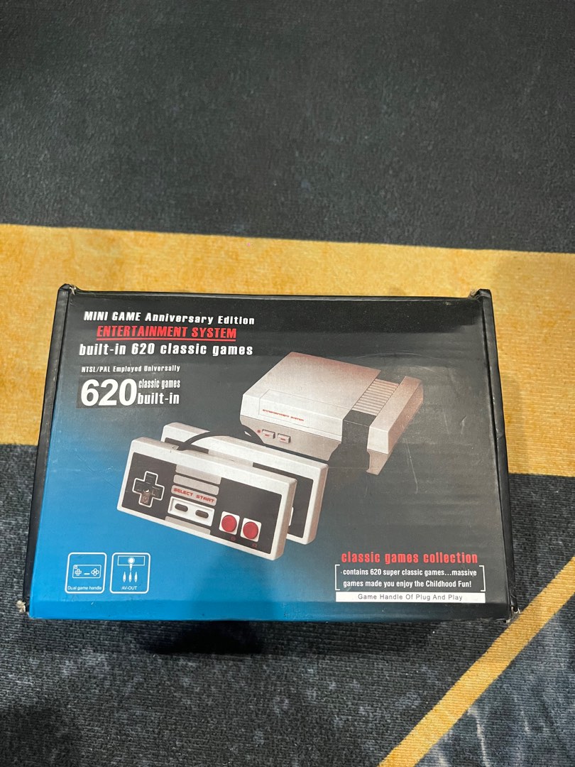 Mini Game Anniversary Edition Retro Game Console with Built in 620 ...