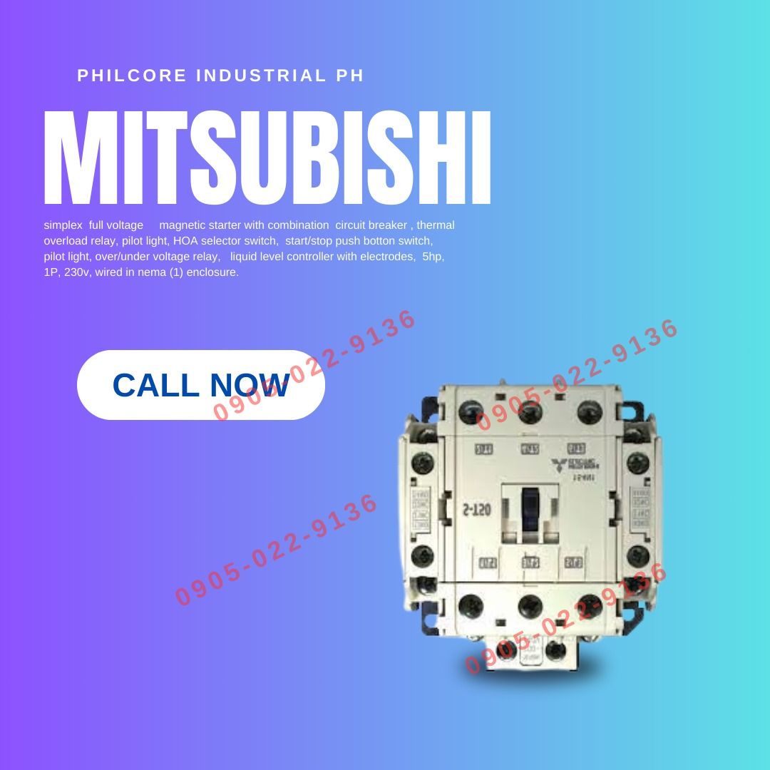 Mitsubishi Simplex Voltage, Mitsubishi Simplex Full Voltage: High-Performance Motor Starting ...