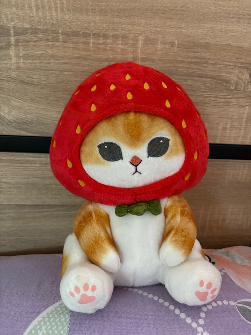 Mofusand Fruit Nyan Strawberry, Hobbies & Toys, Toys & Games on Carousell