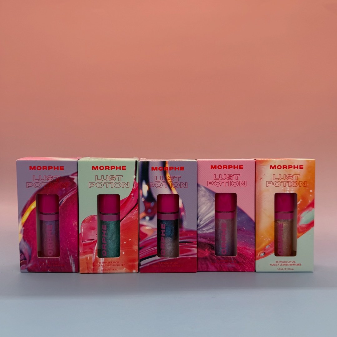Morphe The Forbidden Collection Lust Potion Bi-Phase Lip Oil, Beauty ...