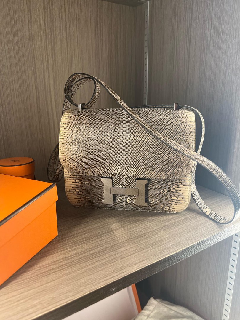 [Most Wanted] Hermes Ombre Lizard Constance 18, Luxury, Bags & Wallets ...