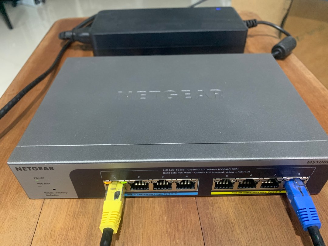 Multi-Gigabit Ethernet Easy Smart Managed Switch (MS108EUP) 8-port ...