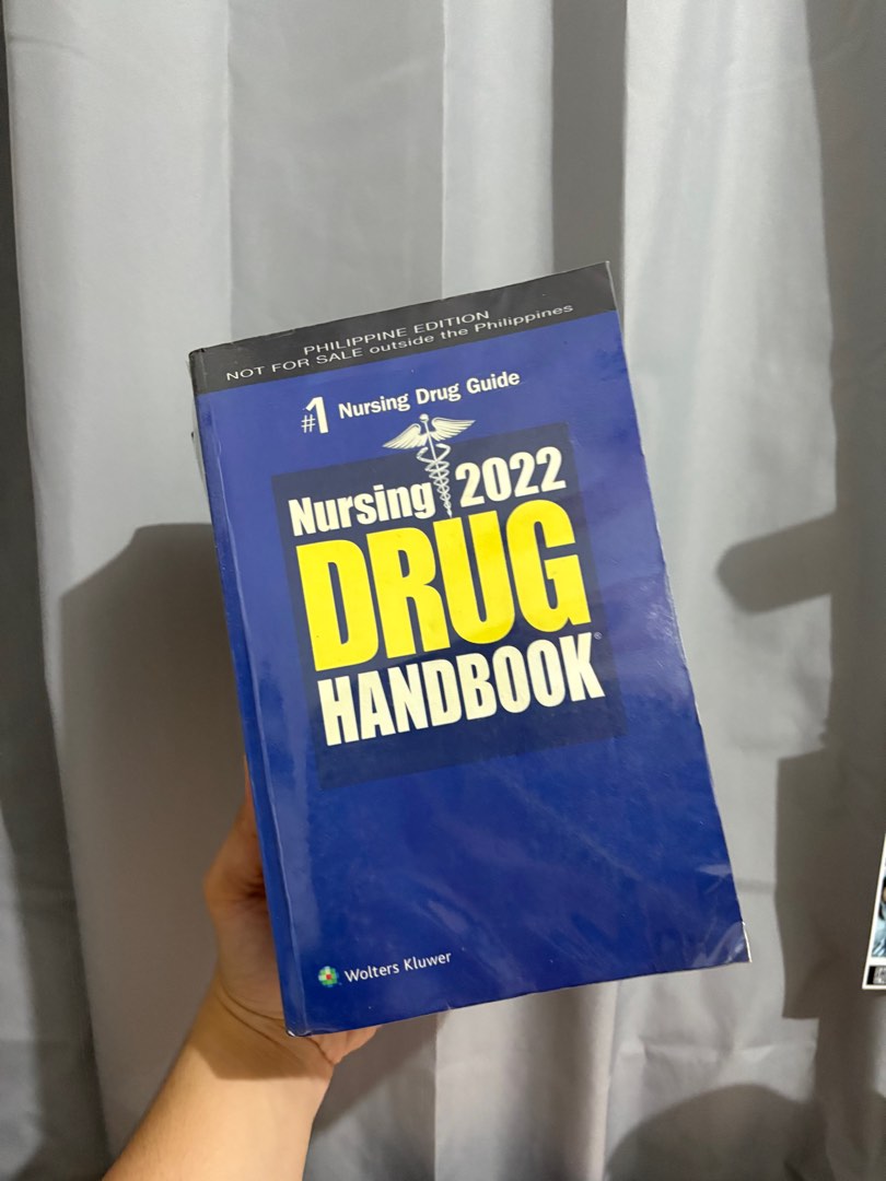 Nursing Drug Handbook 2022, Hobbies & Toys, Books & Magazines, Textbooks on Carousell