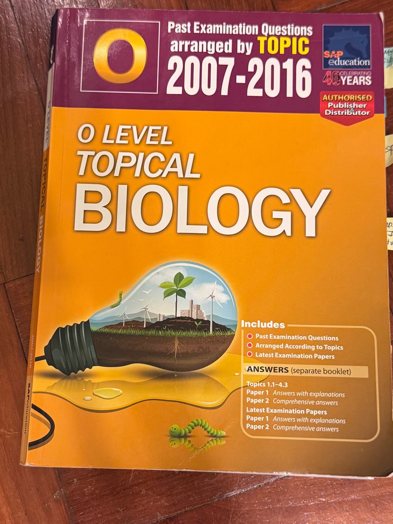 O Levels Topical Biology, Hobbies & Toys, Books & Magazines, Textbooks ...