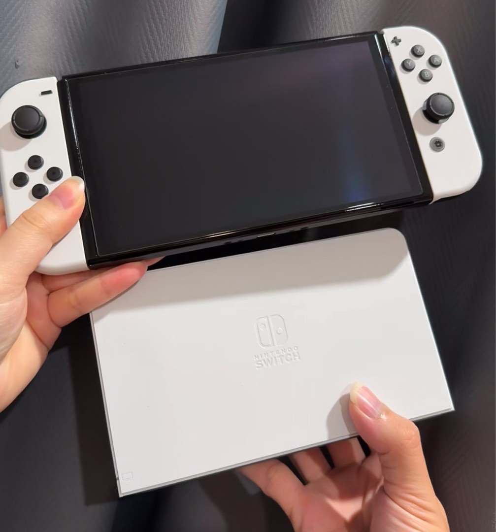 OLED NINTENDO SWITCH 99%NEW, Video Gaming, Video Game Consoles ...