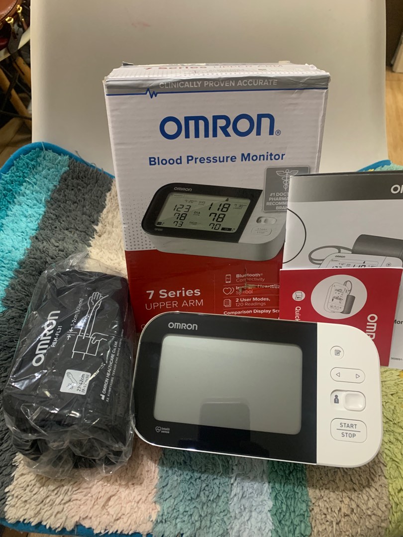 OMRON Upper Arm BP Monitor 7 Series BP 7350, Health & Nutrition, Health Monitors & Weighing ...