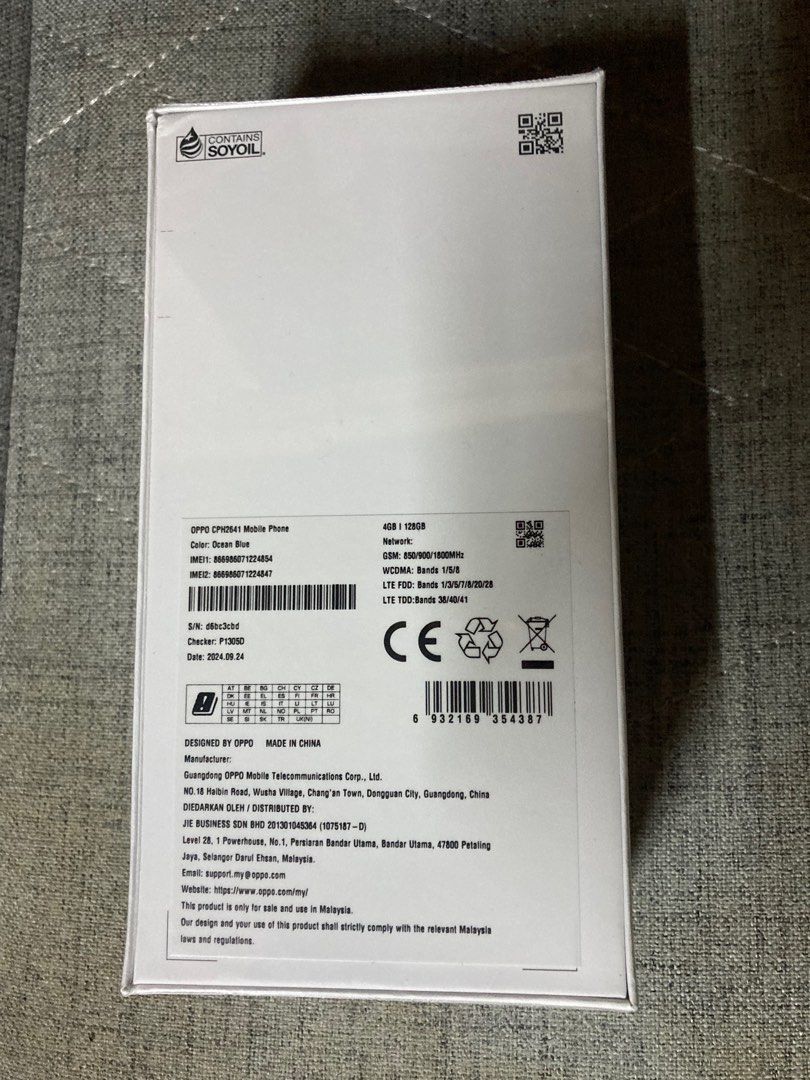 Oppo A3x 5G 128GB Ocean Blue, Mobile Phones & Gadgets, Mobile Phones ...