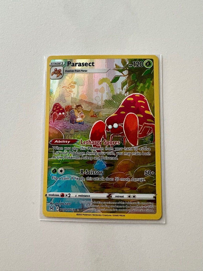 Parasect Trainer Gallery Lost Origin TG01/TG30 Pokemon TCG Card ...