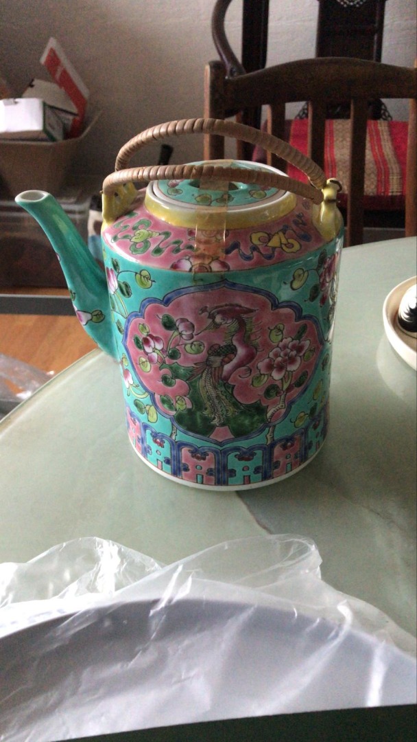 Peranakan Teapot, Furniture & Home Living, Kitchenware & Tableware ...