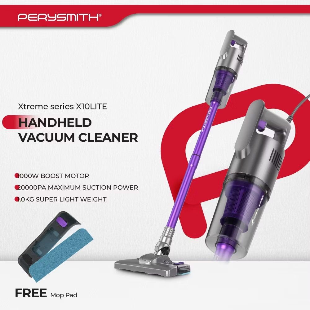 PerySmith Handheld Vacuum Cleaner Xtreme Series X10 Lite, TV & Home ...