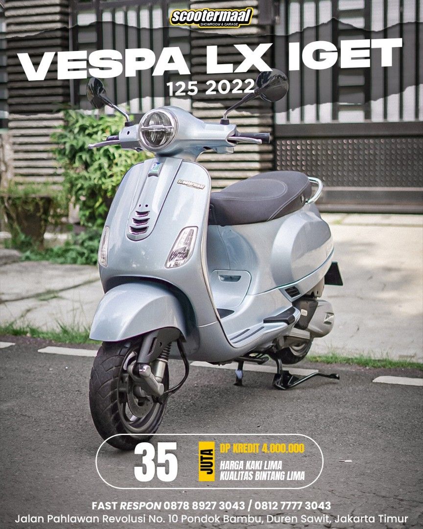 PIAGGIO VESPA MATIC LX FACELIFT 2022, Motor di Carousell