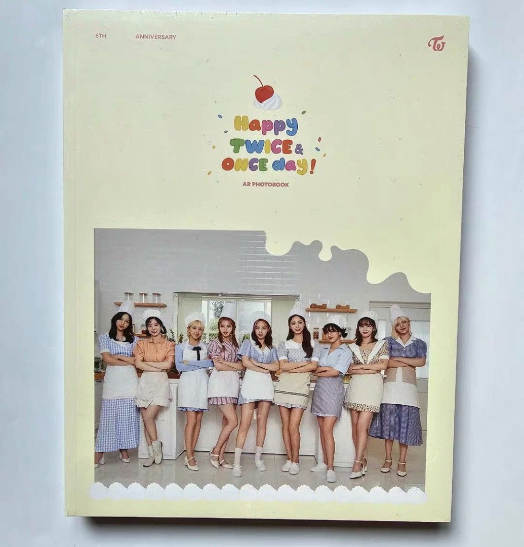 [PO, READ DESCRIPTION] TWICE 6TH ANNIVERSARY OFFICIAL MD -happy twice&once day ar photobook ...
