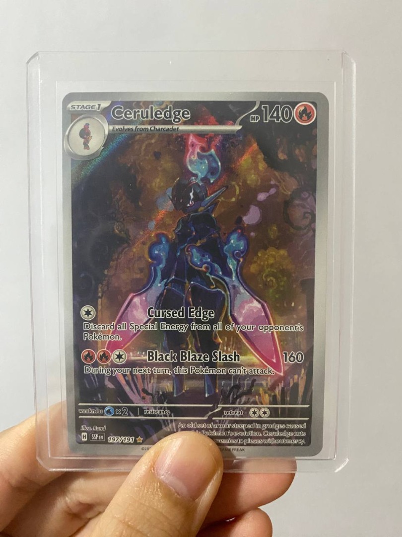 Pokemon Surging Sparks Ceruledge IR, Hobbies & Toys, Toys & Games on ...