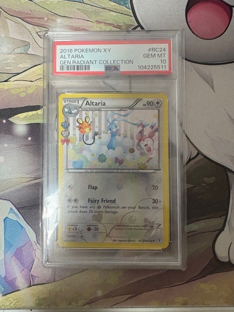 Pokémon PSA 10 Altaria Radiant Collection RC 24 Sylveon Dedenne Pokemon ...