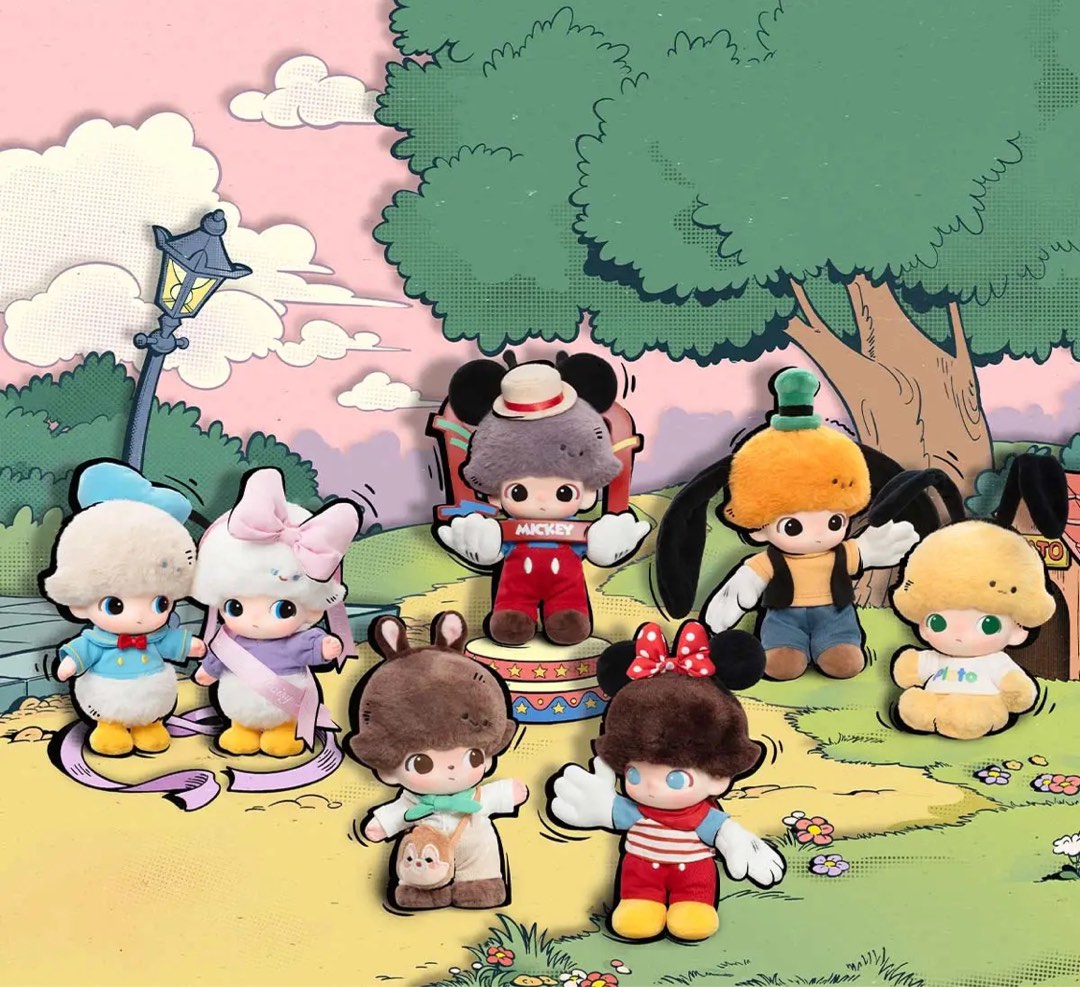 Popmart Dimoo Disney Plush Donald Mickey chip pluto, Hobbies & Toys ...