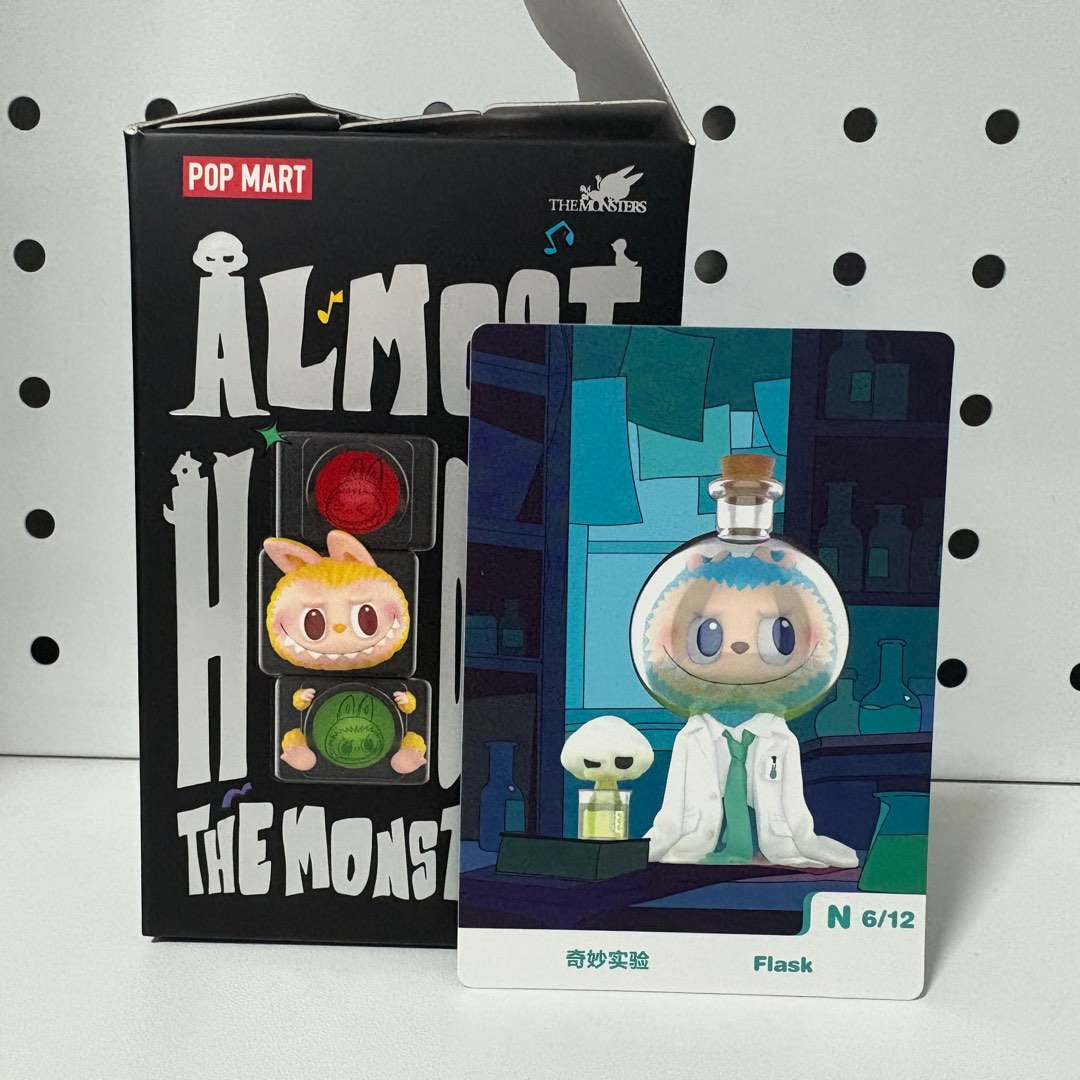 Popmart Labubu Almost Hidden The Monsters - Flask, Hobbies & Toys, Toys ...