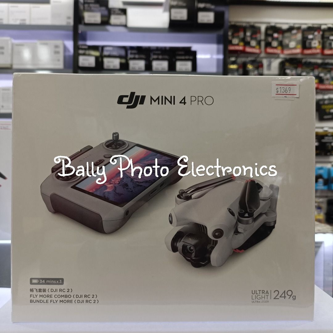 PROMOTION TILL 25TH MARCH DJI Mini 4 Pro Drone Fly More Combo with RC 2 ...