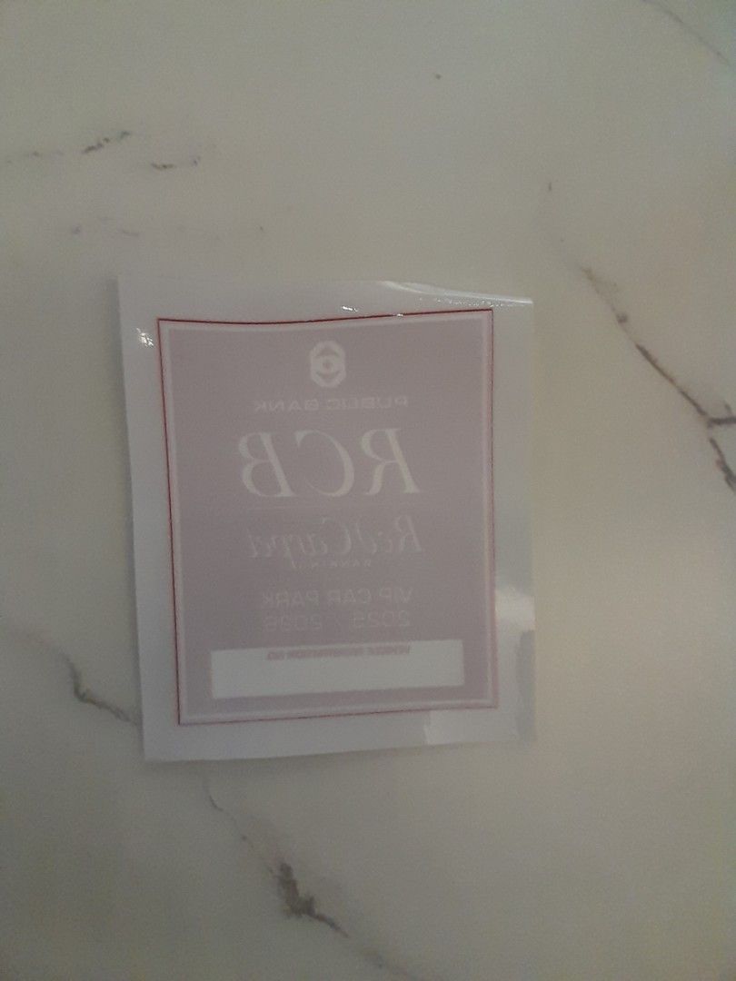 Public Bank Red Carpet Banking Car Sticker 2025 - 2026, Hobbies & Toys ...