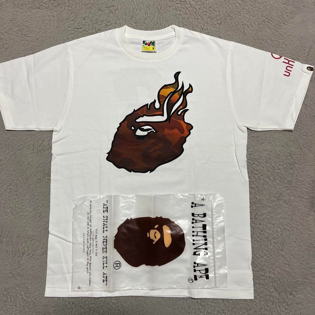 RARE Bape Lebron UNKNWN Camo Tee M White, Men's Fashion, Tops & Sets ...