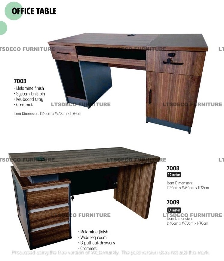 ready made office table / office furniture / office partition ...