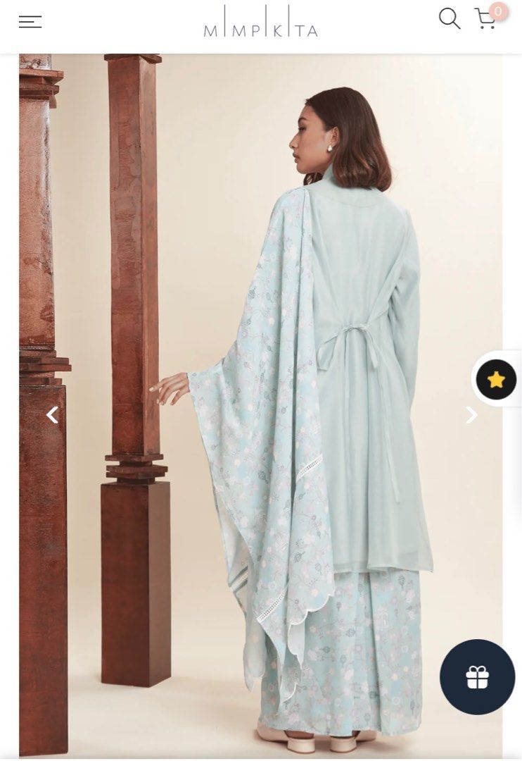 RENT : MIMPI KITA RAYA COLLECTION 2025 - Maya Mint Embroidered, Women's Fashion, Muslimah ...