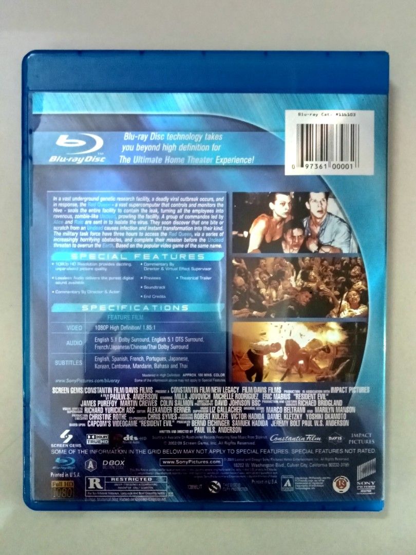 Resident Evil Bootleg DVD, Hobbies & Toys, Music & Media, CDs & DVDs on ...