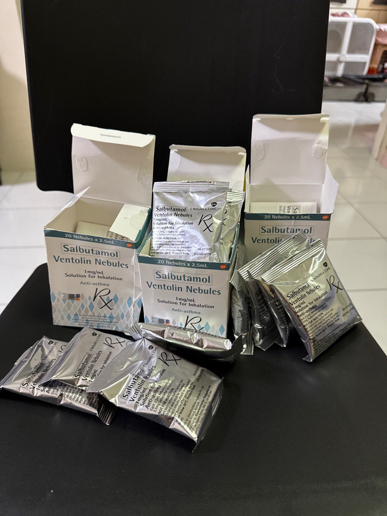Salbutamol venturing nebules, Health & Nutrition, Medical Supplies ...