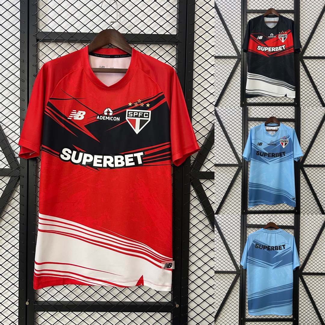 Sao Paulo Jersey 25-26 Football Jersey Soccer Jersey, Men's Fashion ...
