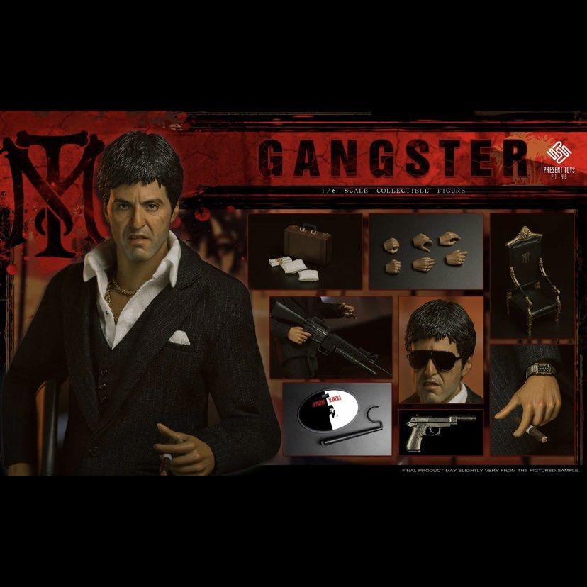 Scarface Tony Montana Al Pacino Present Toys - 1/6 Scale Figure ...