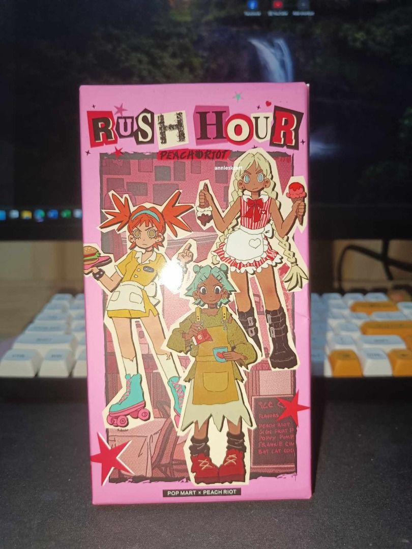 [SEALED FOIL] POP MART Peach Riot Rush Hour - Poppy Lifeguard, Hobbies ...