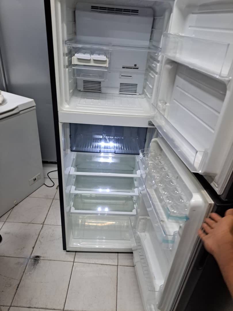 SHARP Fridge freezer 2 door good condition one month warntey ada, TV ...
