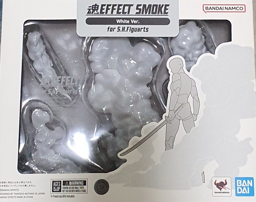 Shf Sh Figuarts Soul Effect Series Dynamic Posing Smoke White Ver ...
