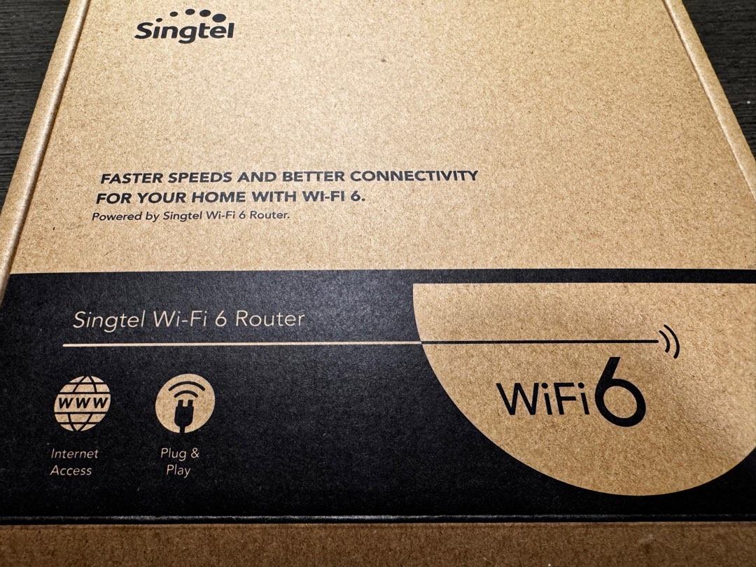 SingTel Wi-Fi 6 Router, Computers & Tech, Office & Business Technology on Carousell