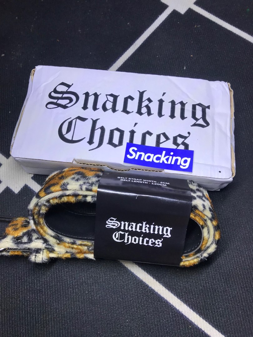 Snacking Choices Tiger Skin Belt, Men's Fashion, Watches & Accessories ...
