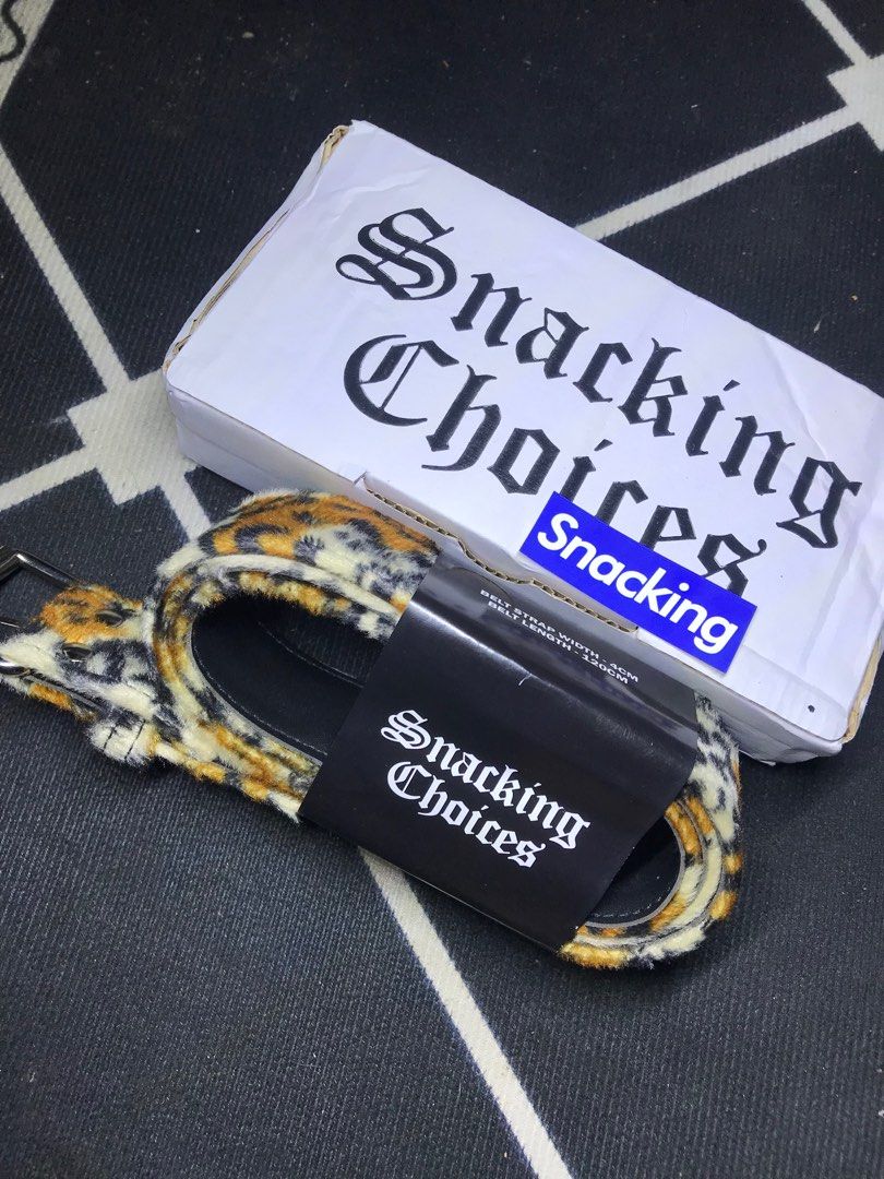 Snacking Choices Tiger Skin Belt, Men's Fashion, Watches & Accessories ...