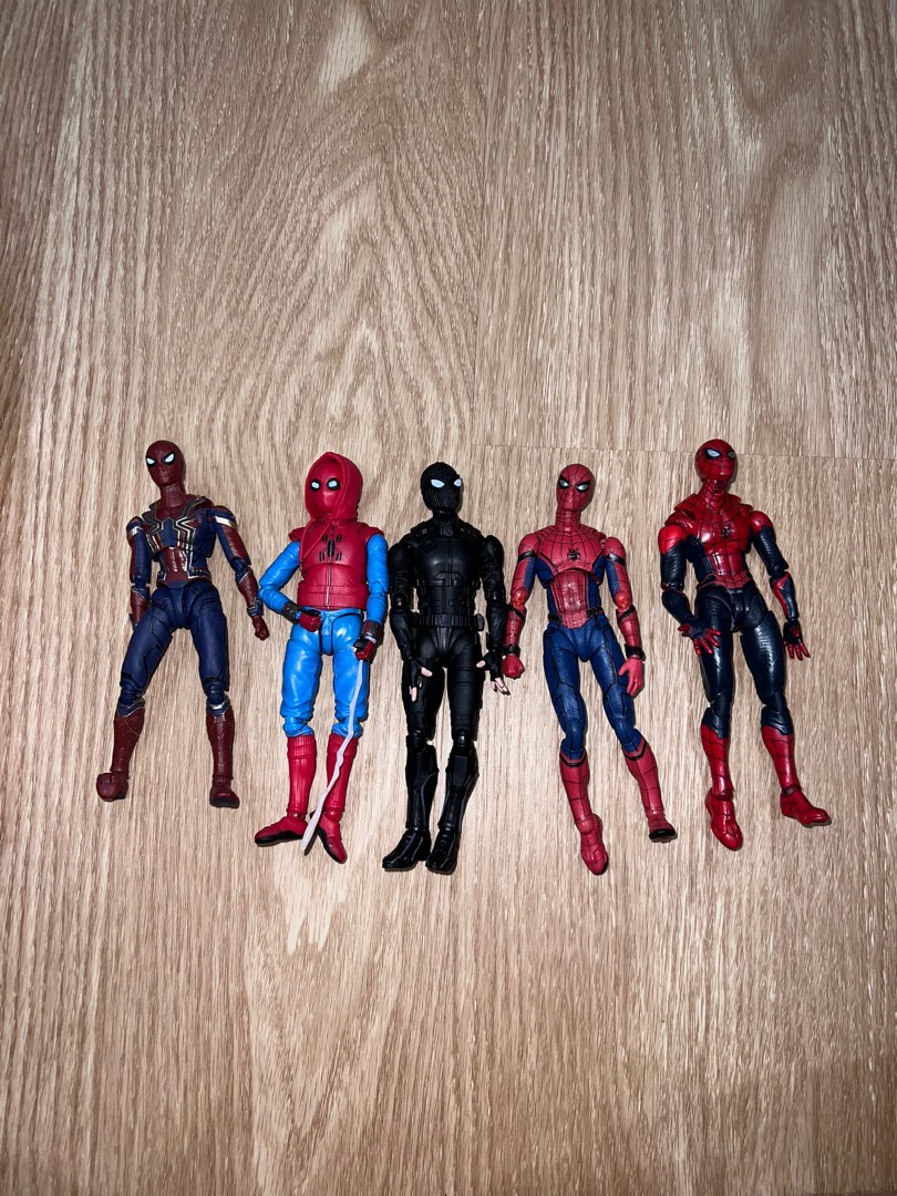 Spiderman Bootleg Toys Marvel Legends SHF Mafex, Hobbies & Toys, Toys ...
