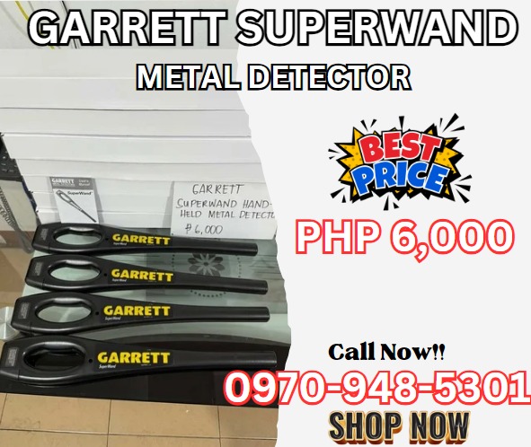 SuperWand Metal Detector | Handheld Security Wand Garrett SuperWand ...