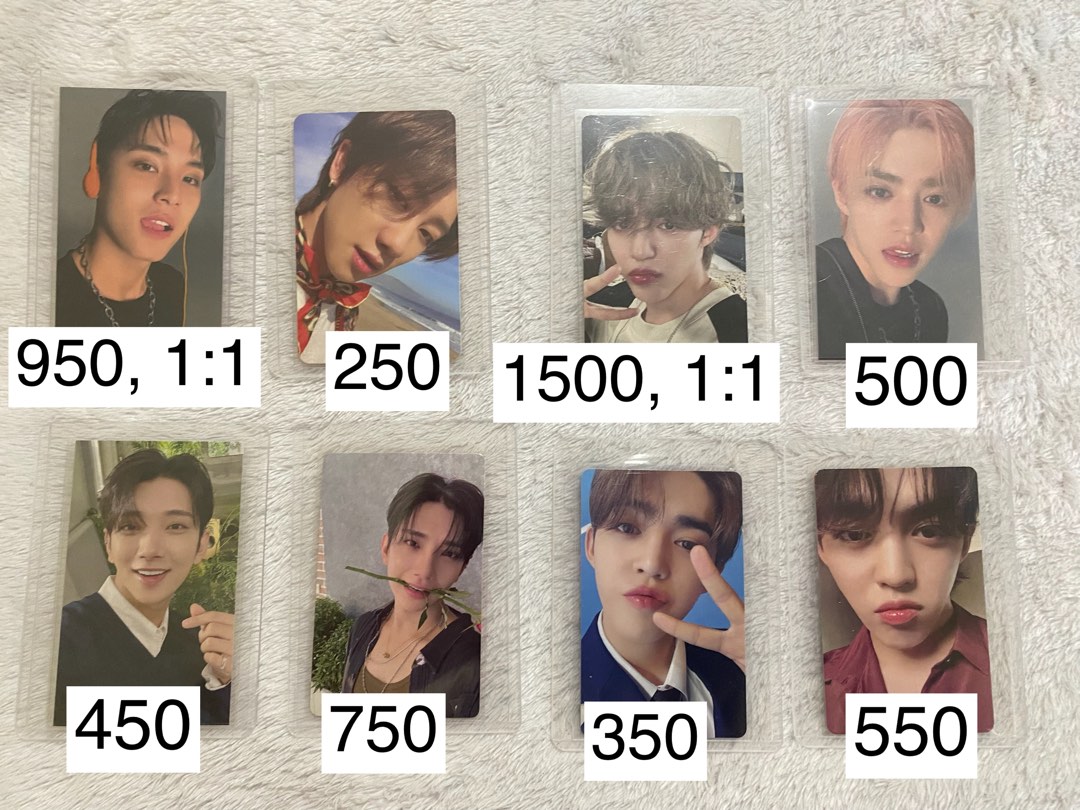 SVT Seventeen Photocards Scoups Mingyu Minghao Joshua, Hobbies & Toys ...