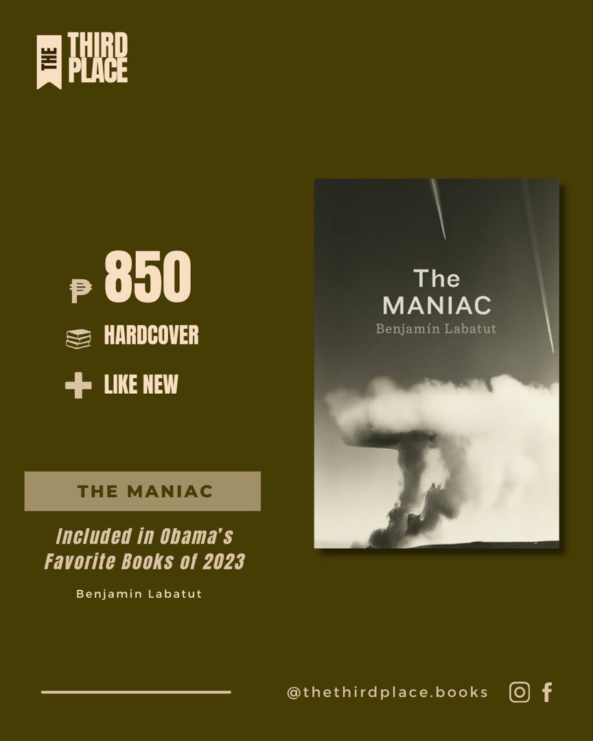 The Maniac by Benjamin Labatut, Hobbies & Toys, Books & Magazines ...