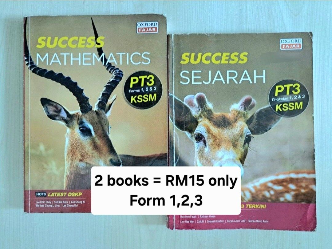Tingkatan 123 Mathematics DLP English version, Hobbies & Toys, Books ...